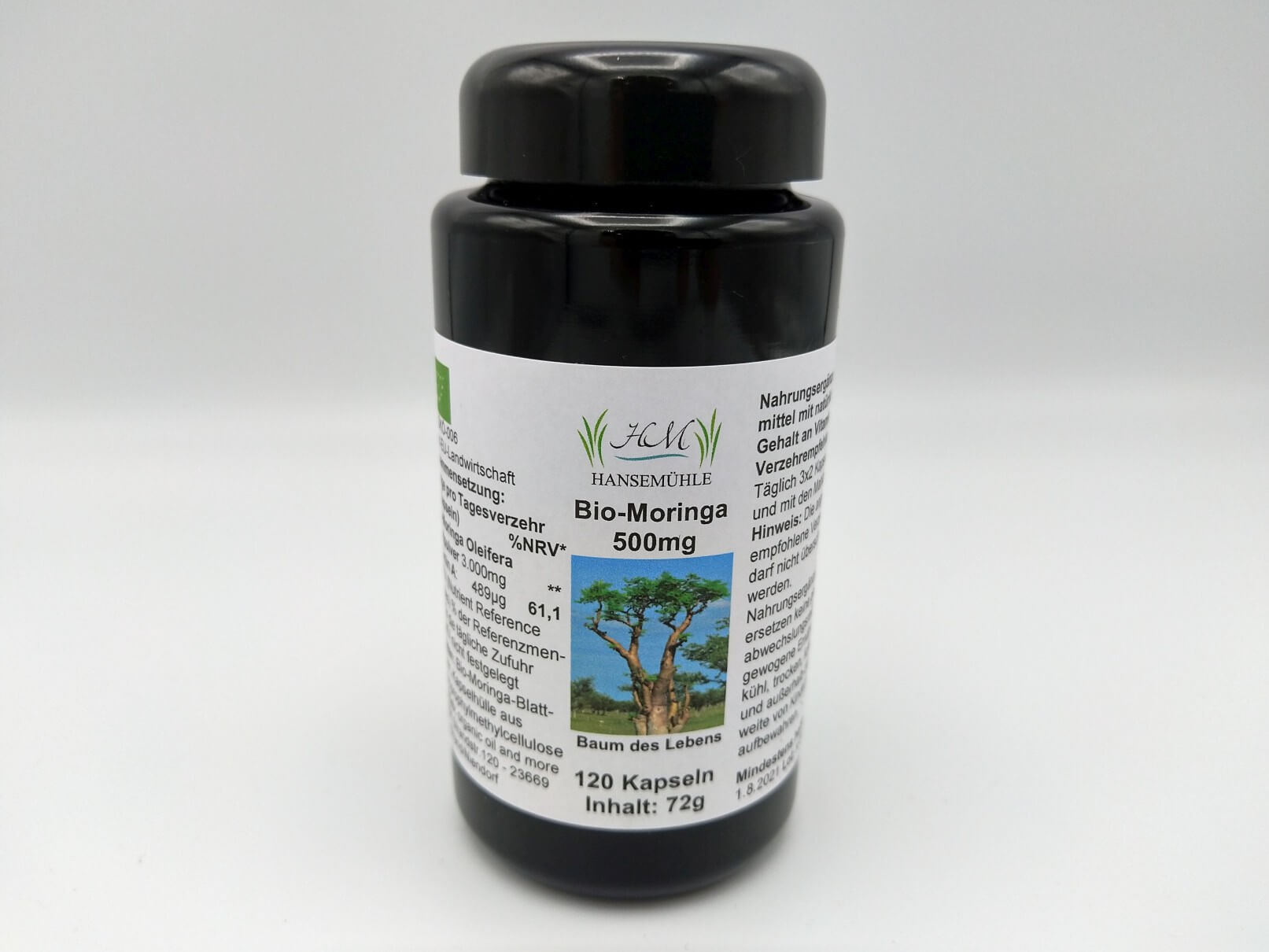 Bio-Moringa Kapseln DE-ÖKO-006 Kontrollstelle